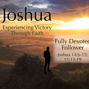 Joshua 15: Fully Devoted Follower - Marion Oaks Assembly of God